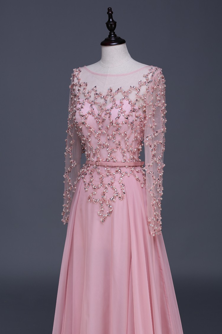 High Quality Beading Tulle Prom Dresses,Custom Made Evening Dresses, A ...