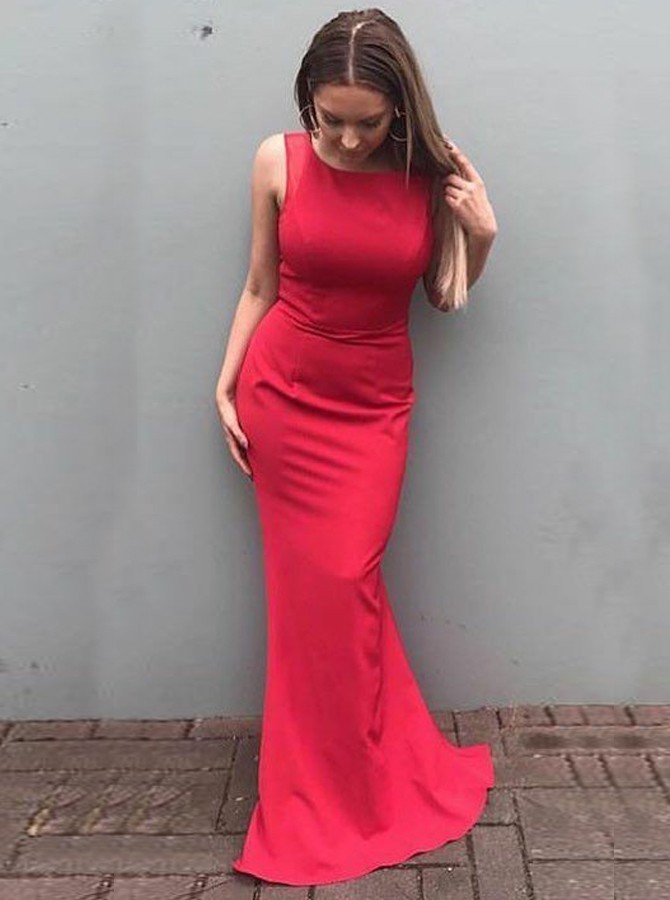 Red Prom Dresses, Prom Dresses Long, Mermaid Prom Dresses, Open Back ...
